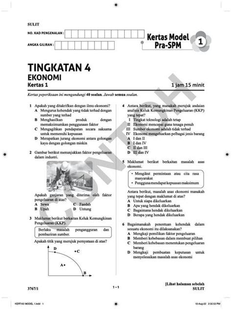 Xpress A Pra Spm Ekonomi Tg 4 2023 Cemerlang Publications Sdn Bhd