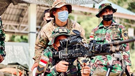 Latihan Artileri Prajurit Tni Ad Dan Us Army Dalam Garuda Shield 2021