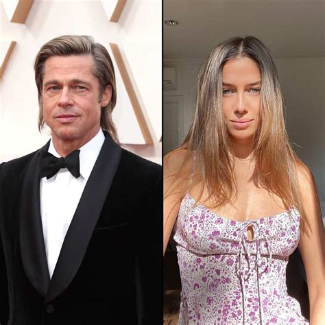 Brad Pitt Girlfriend Nicole Poturalski Split Us Weekly