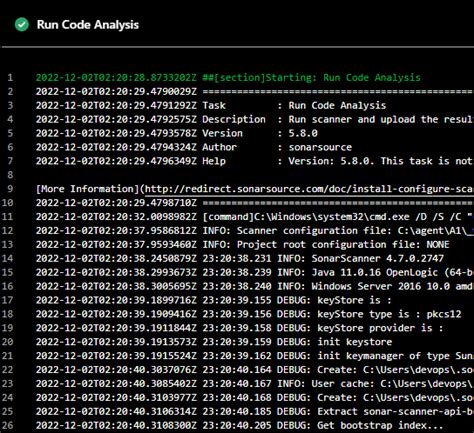 error on publish quality gate result in azure devops release pipeline