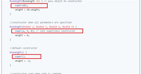 super keyword in java with examples