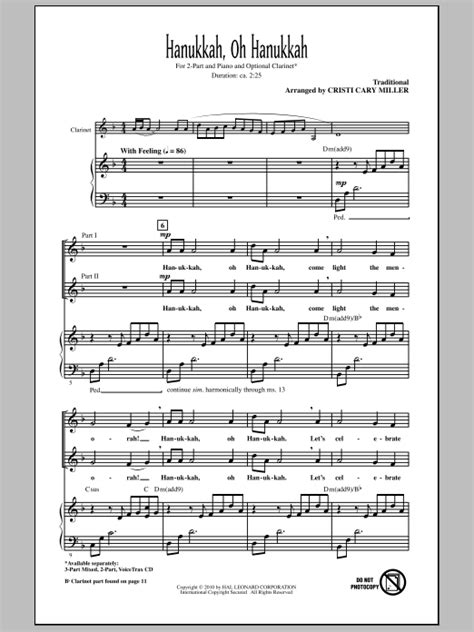 Hanukkah Oh Hanukkah Sheet Music Direct