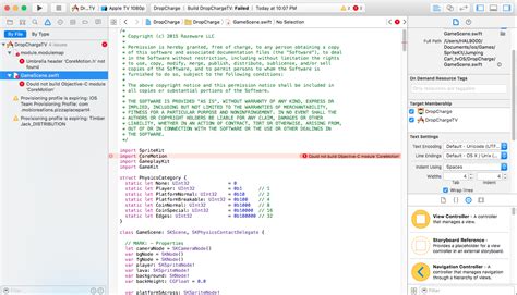 ios could not build objective c module coremotion error for tvos