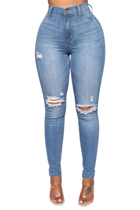 High Our Favorite High Rise Skinny Jeans Medium Blue Wash Fashion