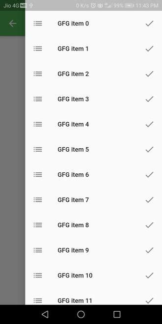 enddrawer widget in flutter geeksforgeeks