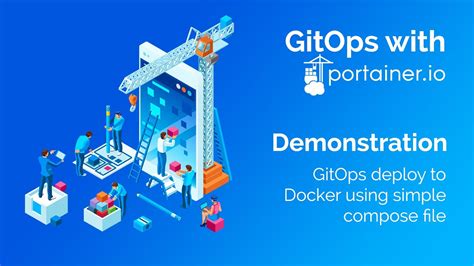 gitops with portainer deploy to docker using simple compose file