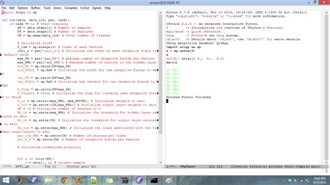 python no prompt in ipython when launched in emacs stack overflow