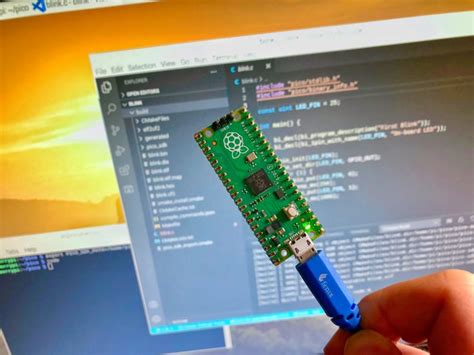 how to blink an led with raspberry pi pico in c raspberry pi