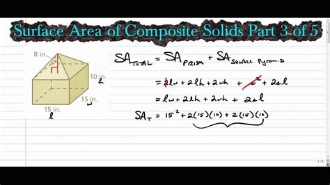 Surface Area Of A Composite Figure Formula