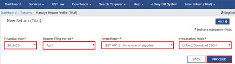 how to download anx 1 json gst portal