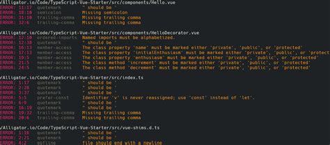 linting typescript vue js components with wotan digitalocean