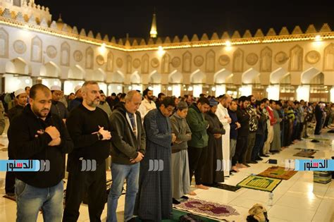 صلاة التراويح من الجامع الأزهر