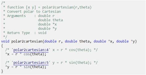 include comments in generated c c code matlab and simulink