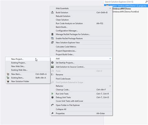 using mvc backend pages in umbraco 4 11 1 bart de meyer blog