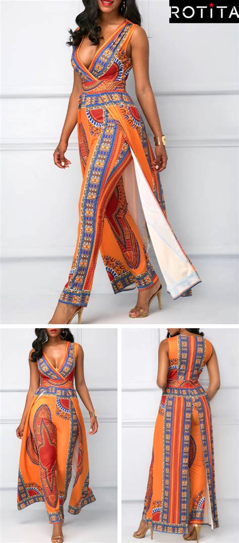 Its A Unique Dashiki Jumpsuit Thats Perfect For The Party A Night At