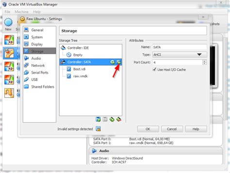 virtualization move virtualbox vm with raw hard disk access super user