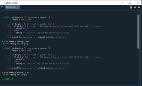 [solved] 1 make python program to add ing at the end of a given