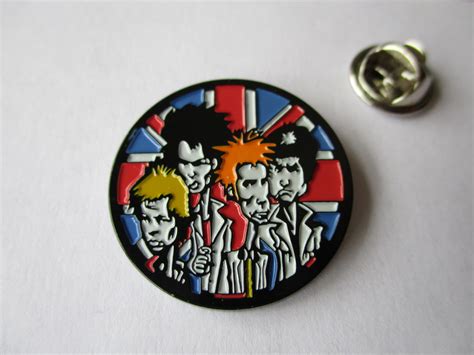Sex Pistols Embossed Punk Metal Badge – Savage Amusement