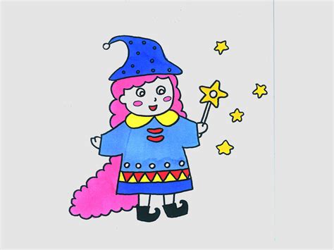 两款美丽卡通公主简笔画画法图片步骤（松鼠简笔画） 有点网 好手艺