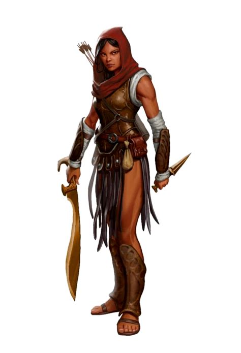 Female Human Ranger Rogue Pathfinder 2e Pfrpg Dnd Dandd 3 5 5e 5th Ed