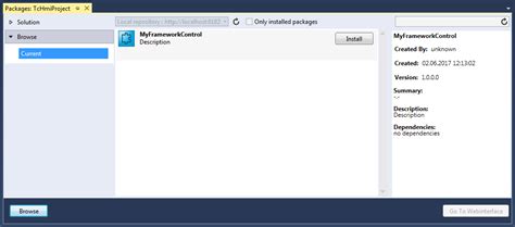 installing a package