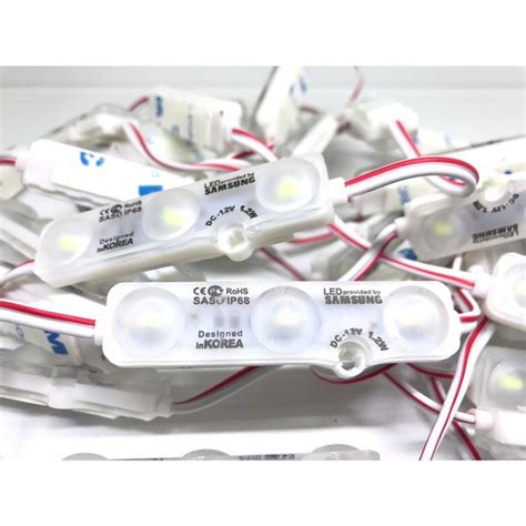 Samsung Lampu Led Modul 5730 Smd 12v Dc 3 Mata 12 V Volt Module Ori
