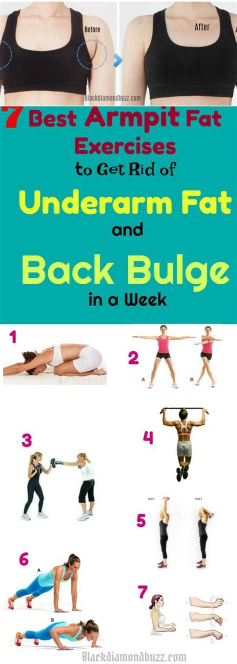 7 Best Armpit Fat Exercises To Get Rid Of Underarm Fat In A Week