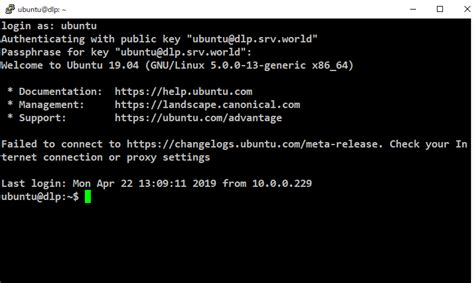 ubuntu 19 04 openssh ssh key pair authentication server world