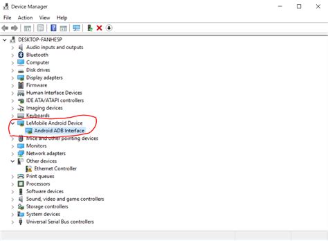 i mx7d board detected as android adb interface but adb devices does not