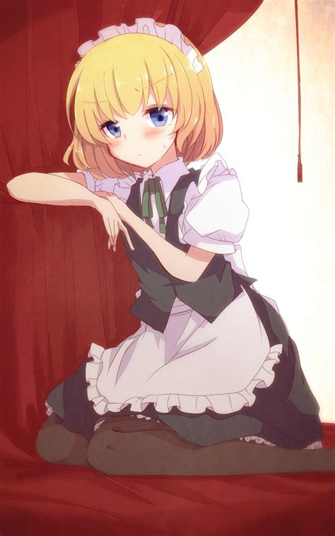 Safebooru 1girl Alice Margatroid Alternate Costume Aoi Annbi Apron