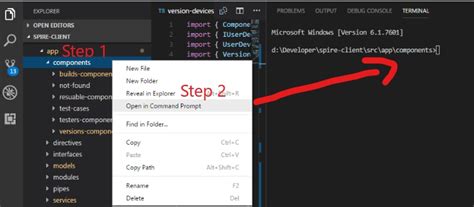 typescript how to generate components in a specific
