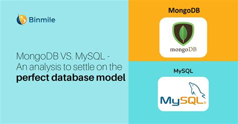 mongodb vs mysql selection of a perfect database model