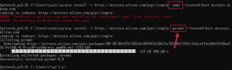 fix modulenotfounderror no module named yaml error pytorch tutorial