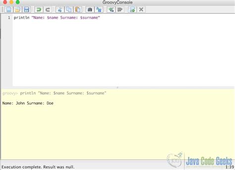 groovy console example examples java code geeks 2022