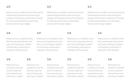 multipurpose website templates how to use grid columns