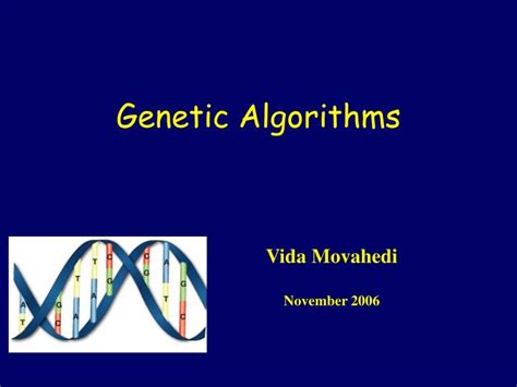 ppt genetic algorithms powerpoint presentation free download id 940502