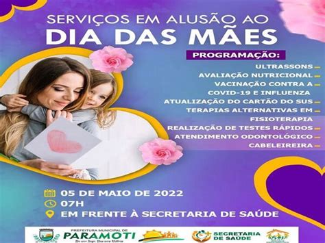 ServiÇos Em AlusÃo Ao Dia Das MÃes