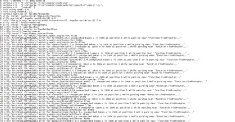 unexpected token u in json at position 1 while parsing