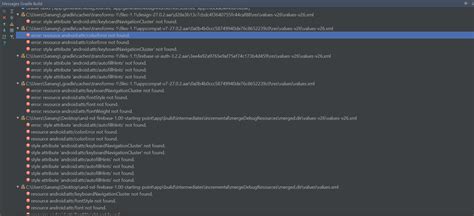 android gradle build errors with firebase ui auth stack overflow