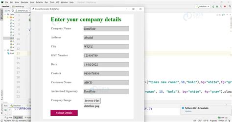 generate pdf invoices using python dataflair