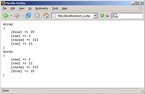 sorting associative arrays alphabetically php phrasebook