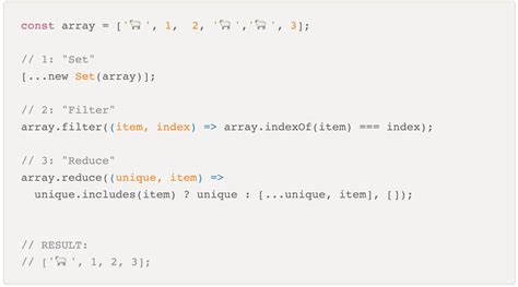how to remove array duplicates in es6 by samantha ming dailyjs medium