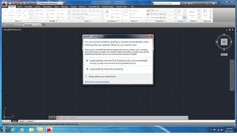 solved where is the load acad lsp with every drawing check box in
