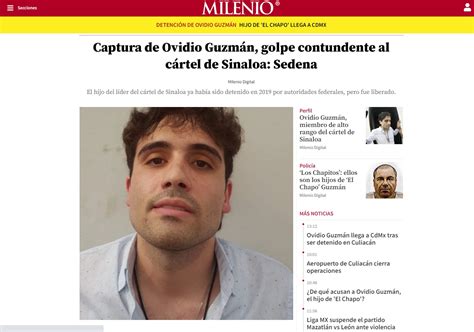 Captura De Ovidio Guzmán Así Informan Los Medios Mexicanos La