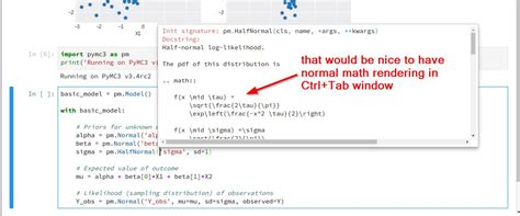 math not rendering in parameter hints · issue 4403 · jupyterlab