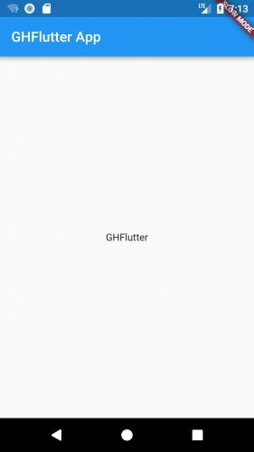 getting started with flutter
