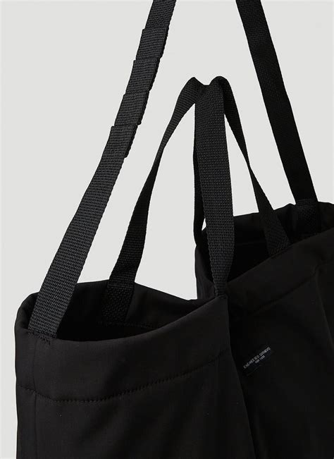 Carry All Tote Bag In Black Engineered Garments