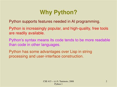 ppt introduction to python for artificial intelligence powerpoint