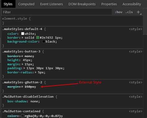 reactjs can you overwrite styles in material ui using css scss