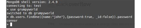mongodb query working in mongo shell but not in node js stack overflow